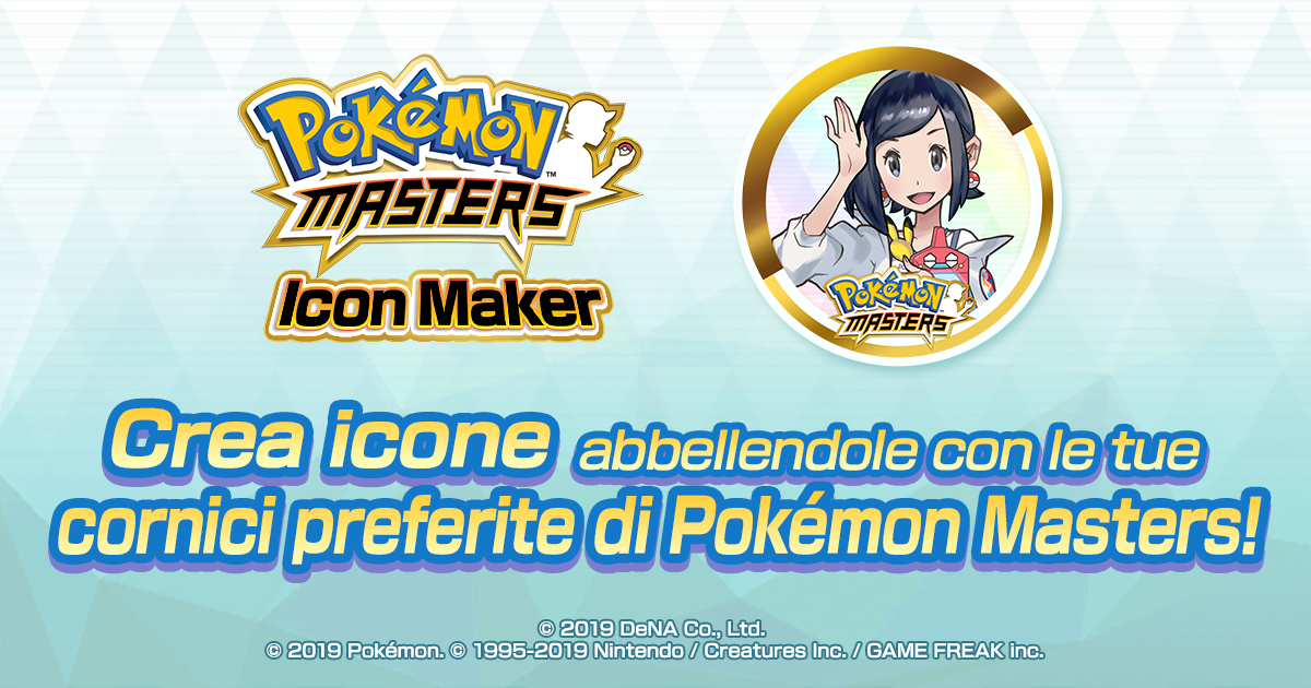 Pokémon Masters Icon Maker | Sito ufficiale di Pokémon Masters